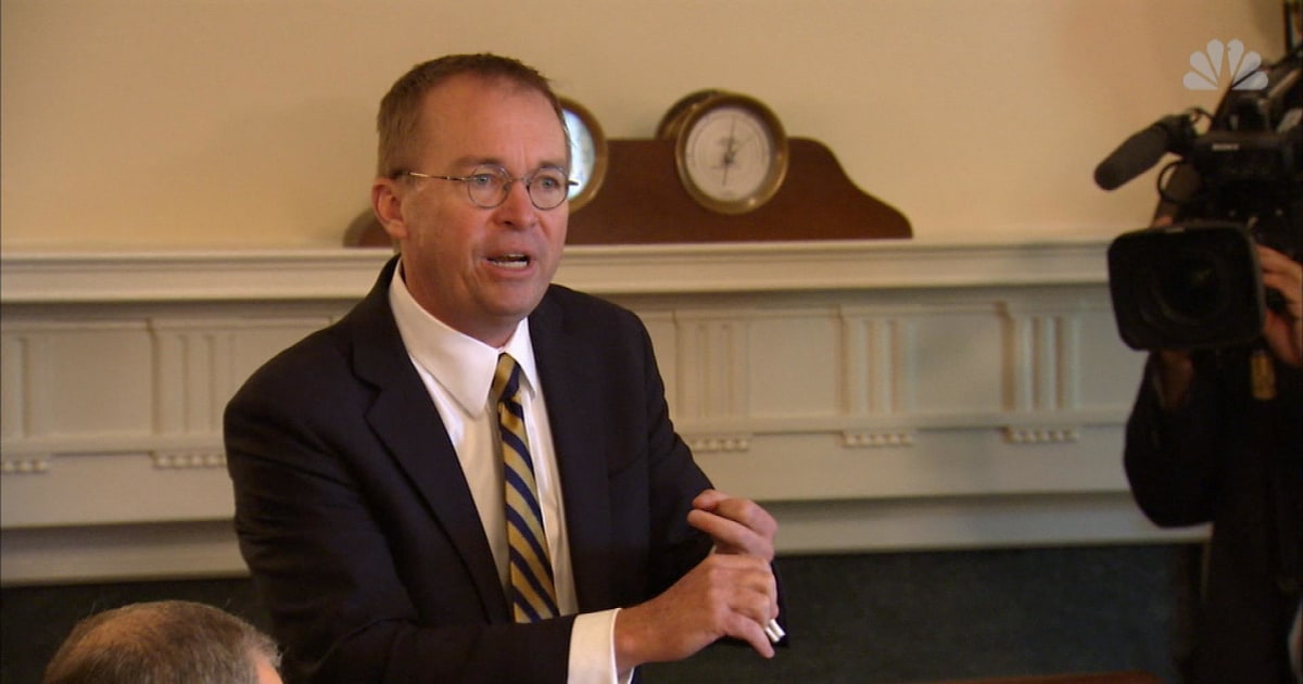 Budget Director Mulvaney discusses proposal to merge Education, Labor ...