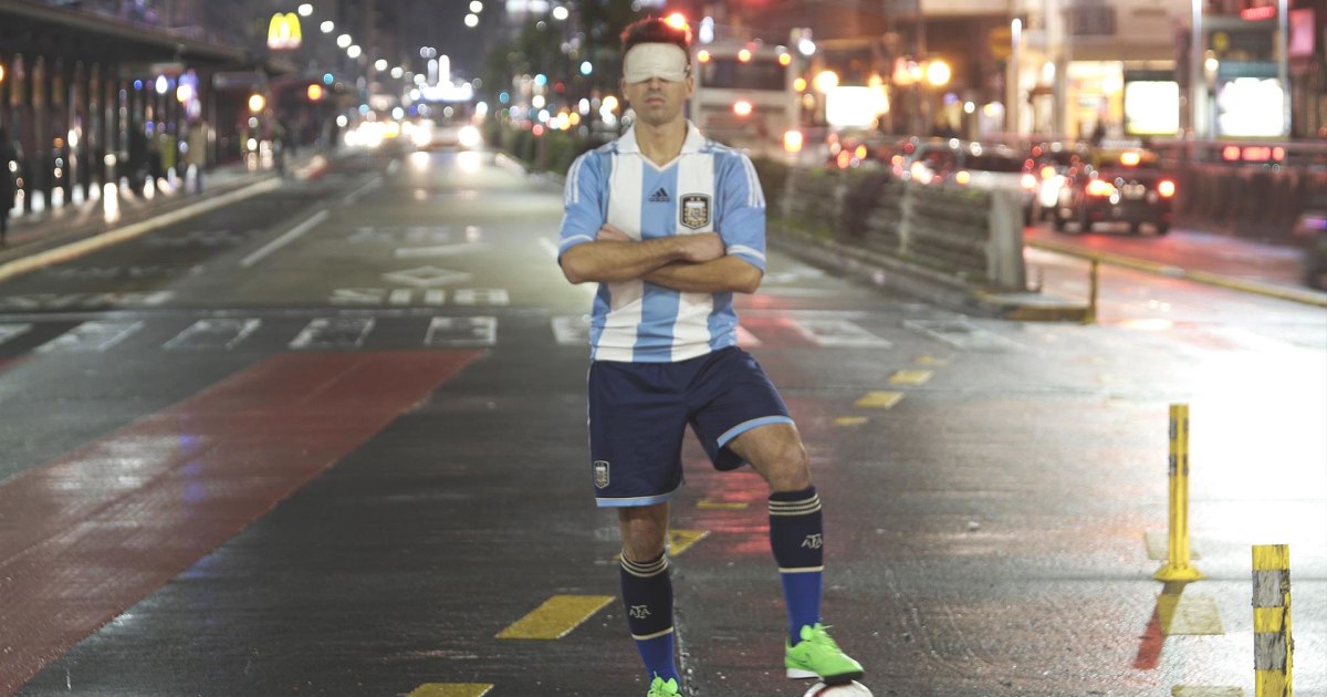 Blind soccer player goes for gold with Argentine team