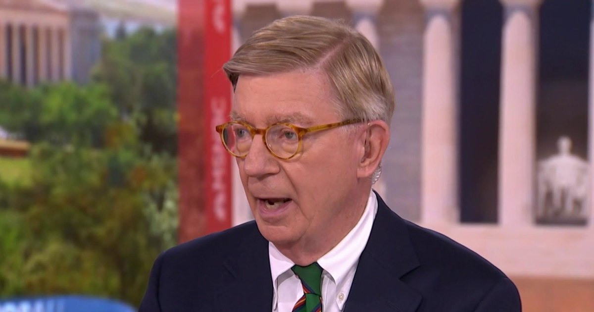 George Will says to vote against the GOP this November