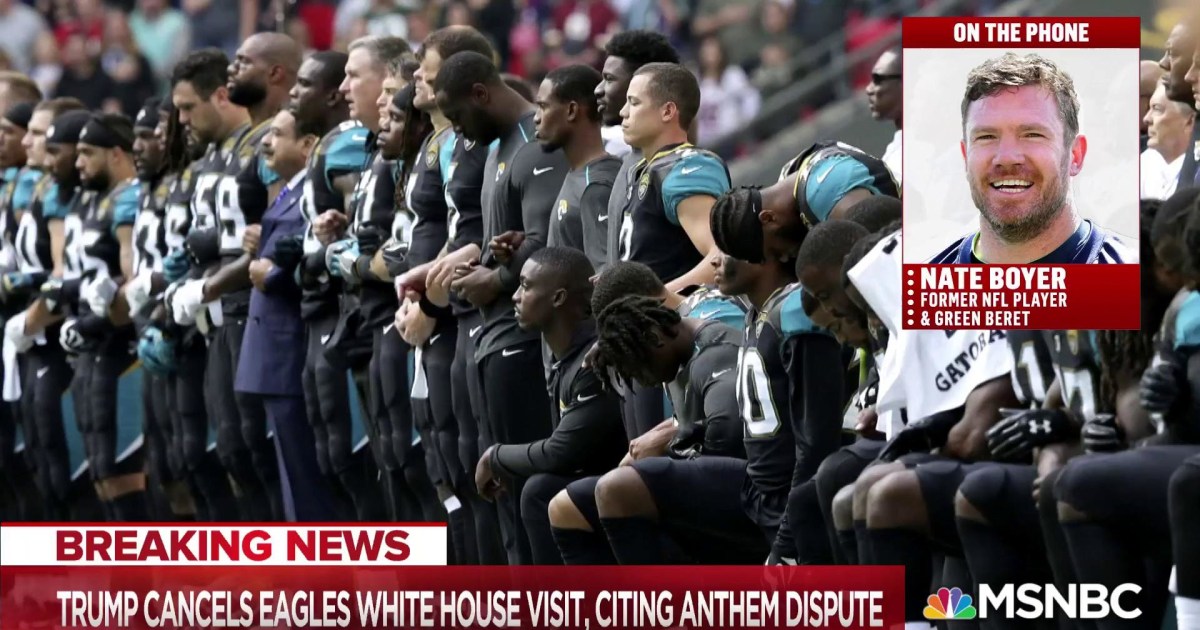 Former NFL player, Green Beret: Trump wrong to criticize players