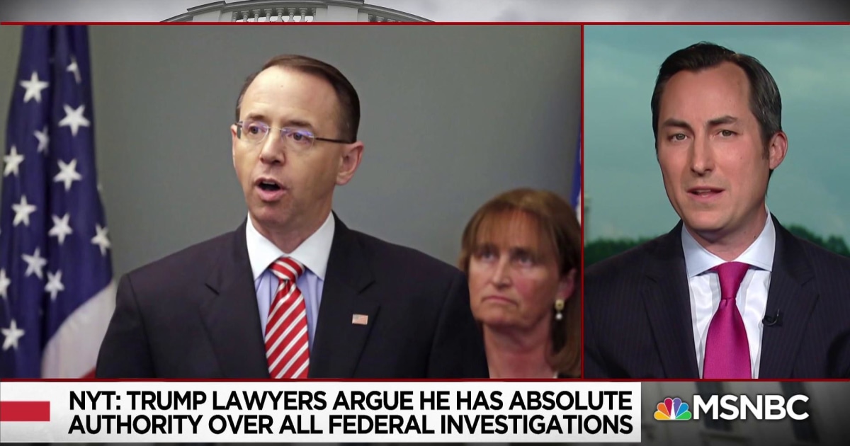 Is Rod Rosenstein the real target in Trump legal team’s memo?