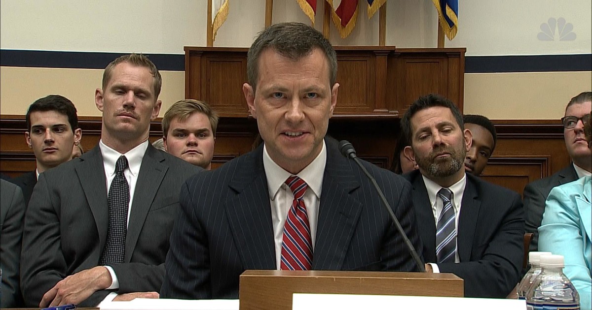 FBI agent Peter Strzok faces questions on anti-Trump texts