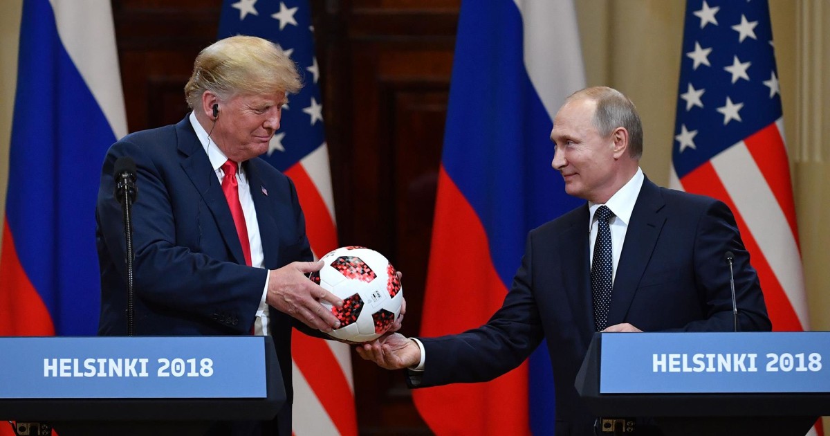 Putin gifts Trump a World Cup ball: ‘Now the ball is in your court’