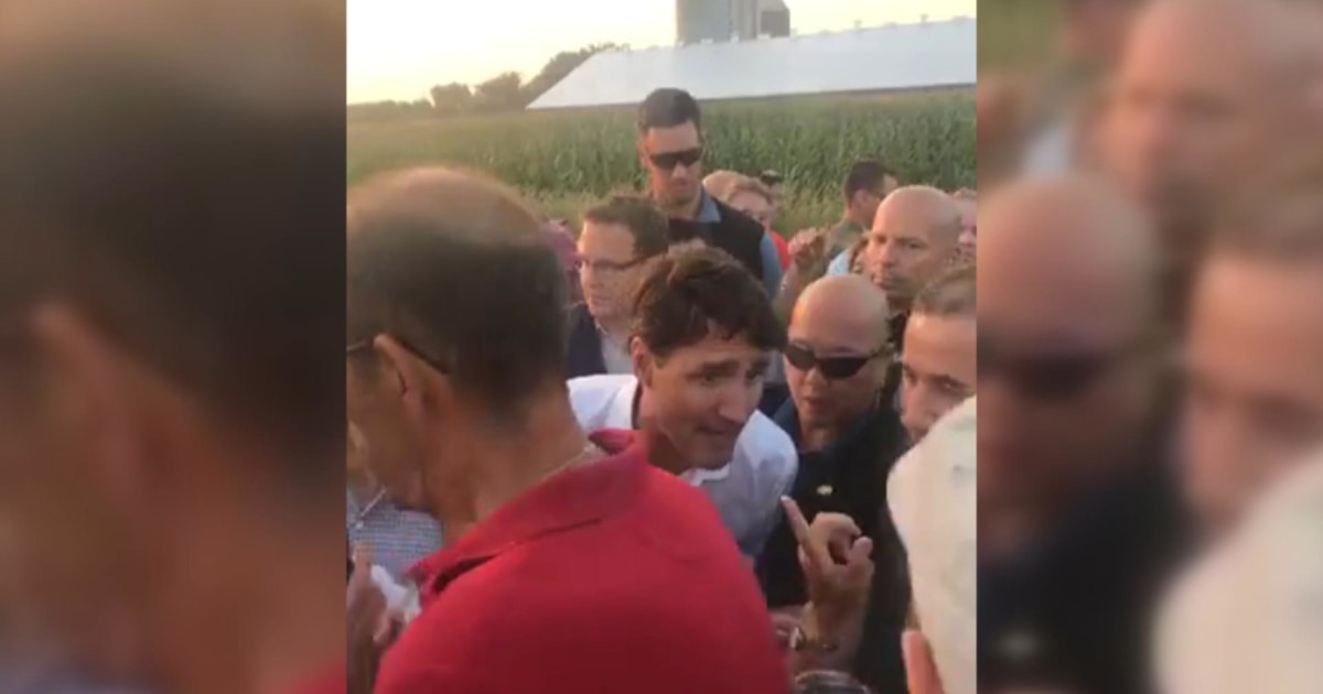Watch Canadian PM Trudeau tell heckler her ‘racism doesn’t have a place ...