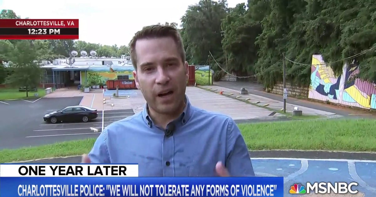 Activists rally on Charlottesville anniversary