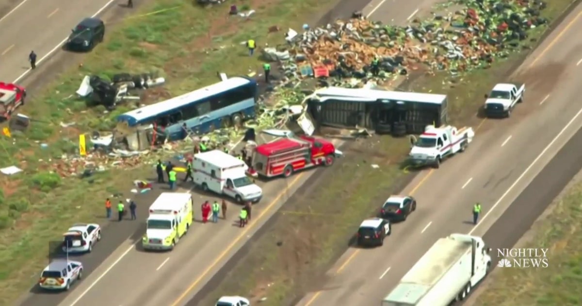 NTSB investigating cause of New Mexico bus, semi-truck crash
