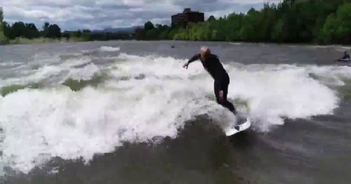 River surfing surging in popularity in Missoula, Montana