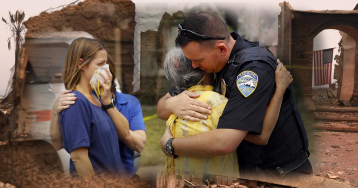First responders work tirelessly to save lives as wildfires rage in ...