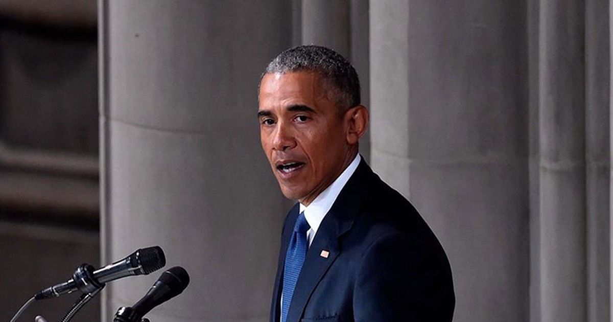 Fmr. President Barack Obama delivers a moving eulogy to John McCain