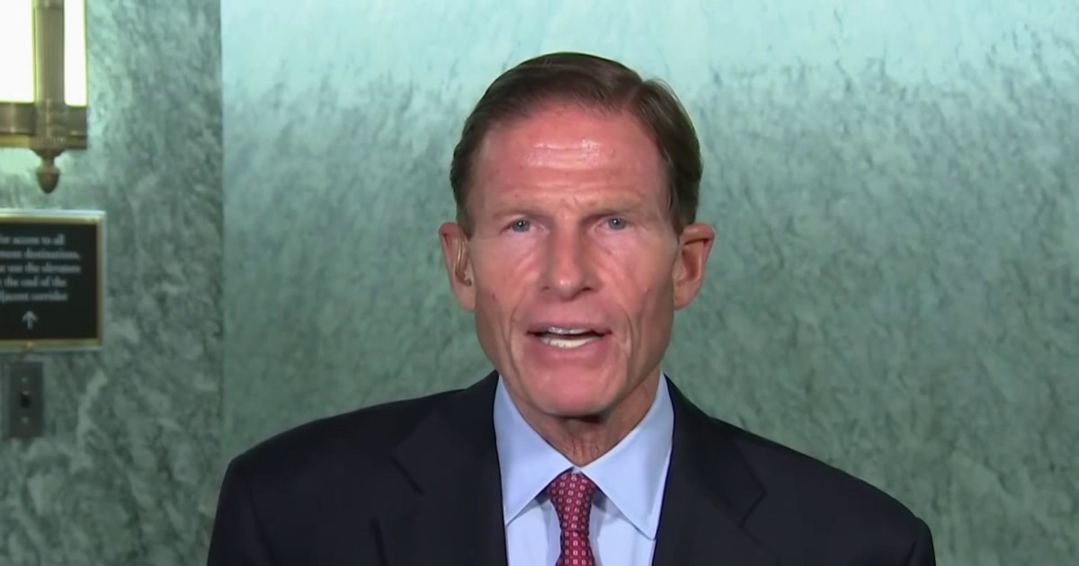 Sen. Blumenthal: I refuse to discount and disbelieve Ford