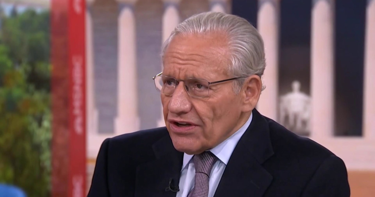 Woodward on Trump: Such a shame, Presidents can do great things
