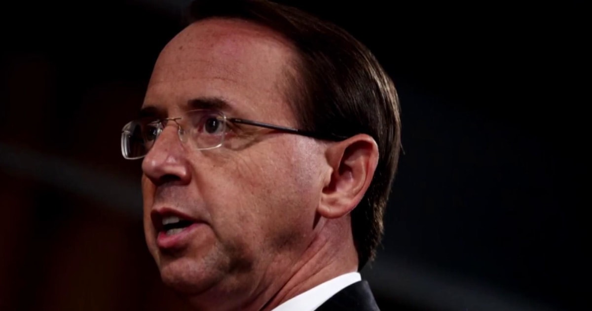 Rosenstein decision postponed for now as he and Trump set Thursday meeting