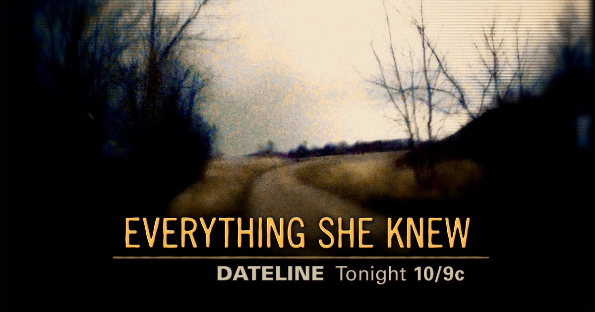 DATELINE FRIDAY SNEAK PEEK: Everything She Knew