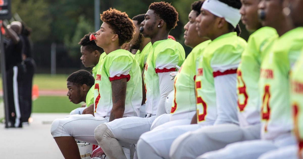 Protesting police brutality: Why one all-black high school football ...