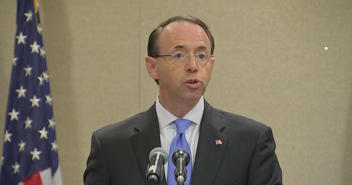Deputy AG Rosenstein renews commitment to hate crimes enforcement ...