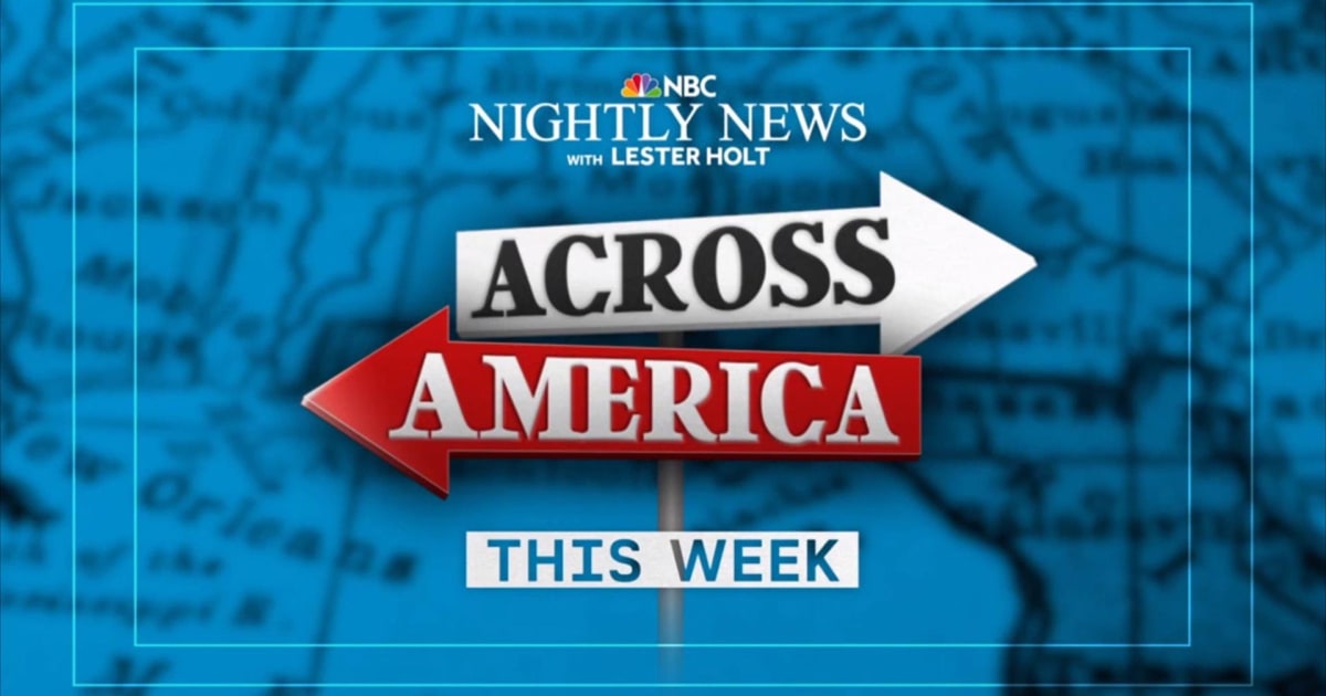 Lester Holt reports ‘Across America’ this week
