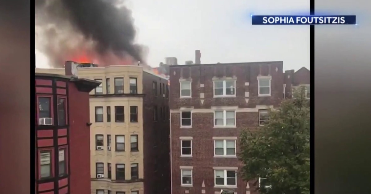 7-alarm fire engulfs Boston apartment building