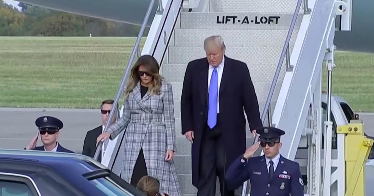 Trump visits Pittsburgh following synagogue shooting
