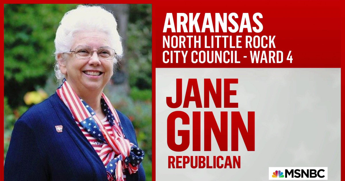Congratulations to City Council member-elect Jane Ginn!