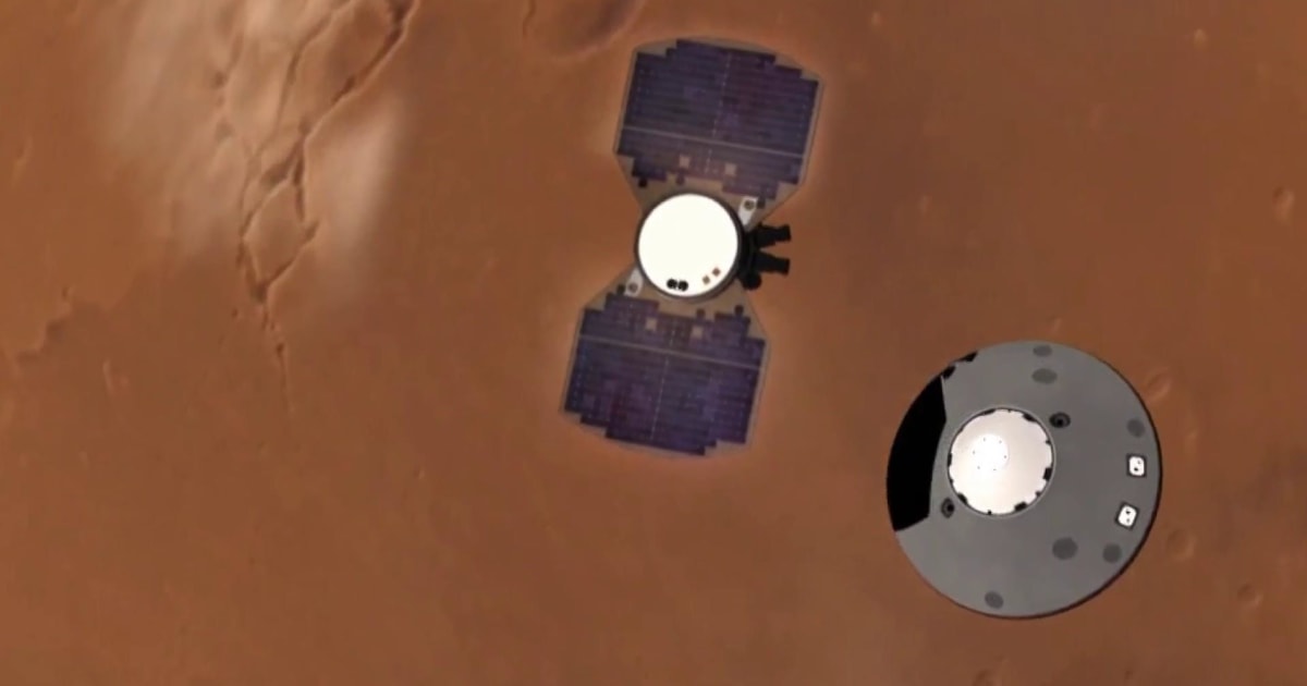 NASA celebrates another historic landing on Mars