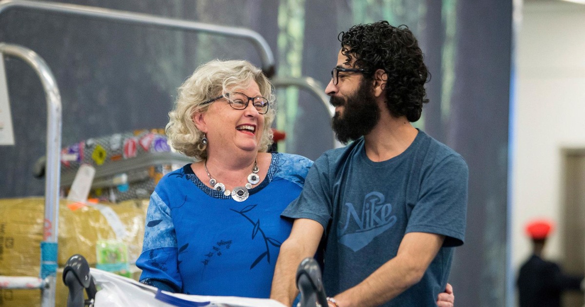 Syrian refugee savors freedom after months stuck in airport