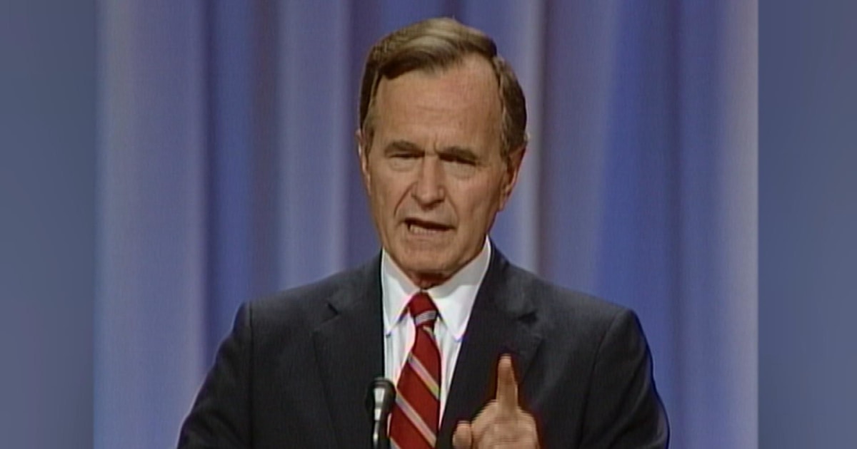 1988 flashback: George H.W. Bush says, ‘Read my lips: No new taxes’