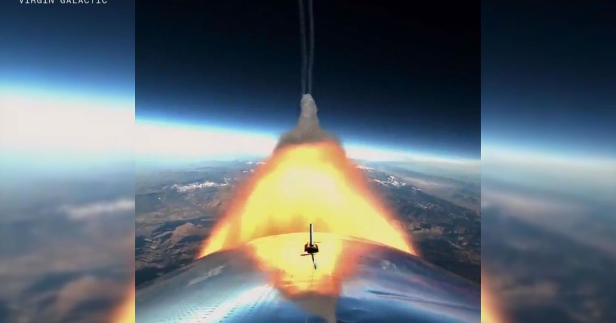 Video from Virgin Galactic spaceplane VSS Unity shows stunning view of ...