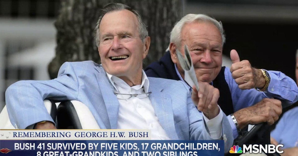 Remembering Bush and hearing his last words