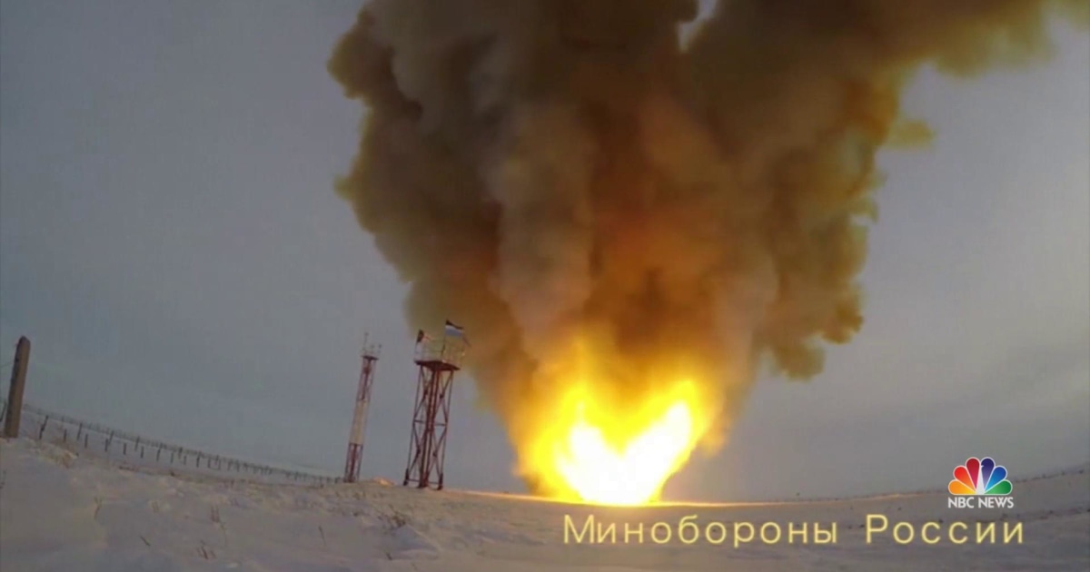 Russia testing new hypersonic nuclear missile