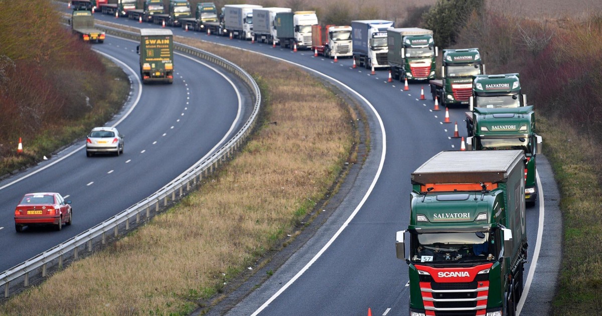 Britain hires 87 trucks to test highway conditions of possible ‘no-deal ...