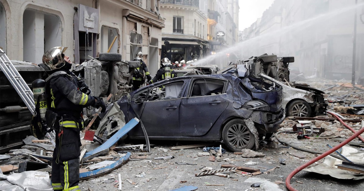 Gas explosion at Paris bakery kills three people, injures dozens
