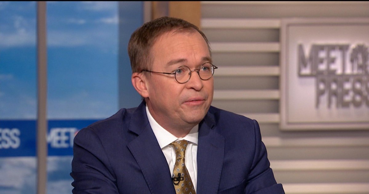 Mulvaney says WH offer to Democrats: Steel, not concrete