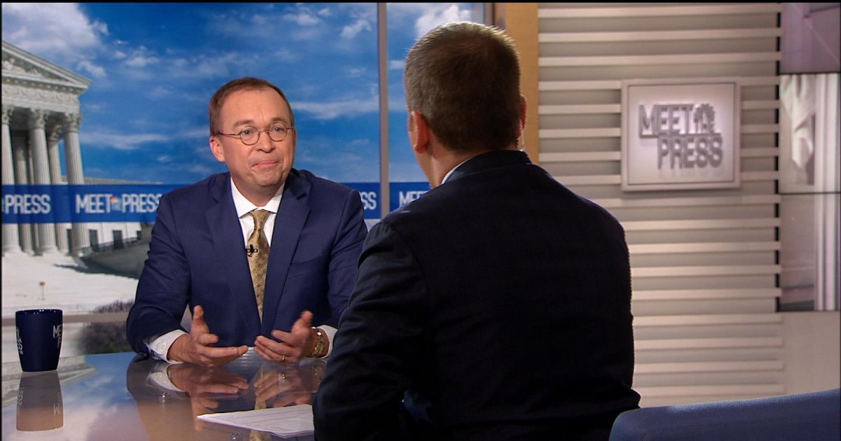 Mulvaney explains 'acting' title: 'We didn't talk specifics' on timeline