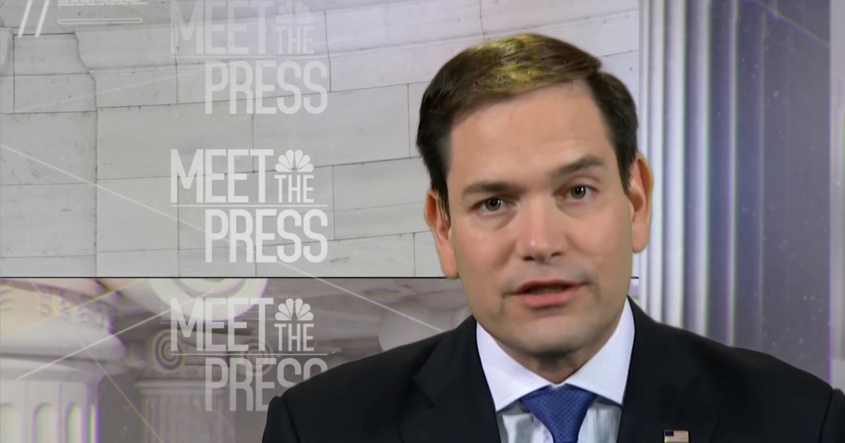 Sen. Marco Rubio: Goal is to return Venezuela to ‘constitutional order’