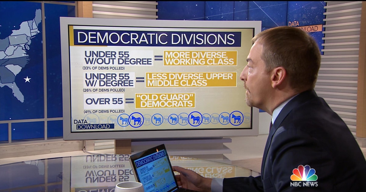 Inside Democratic coalition, three groups show fissures