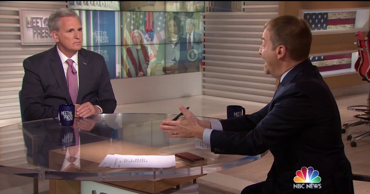 Full McCarthy: ‘President is the only one who has been reasonable’ in ...