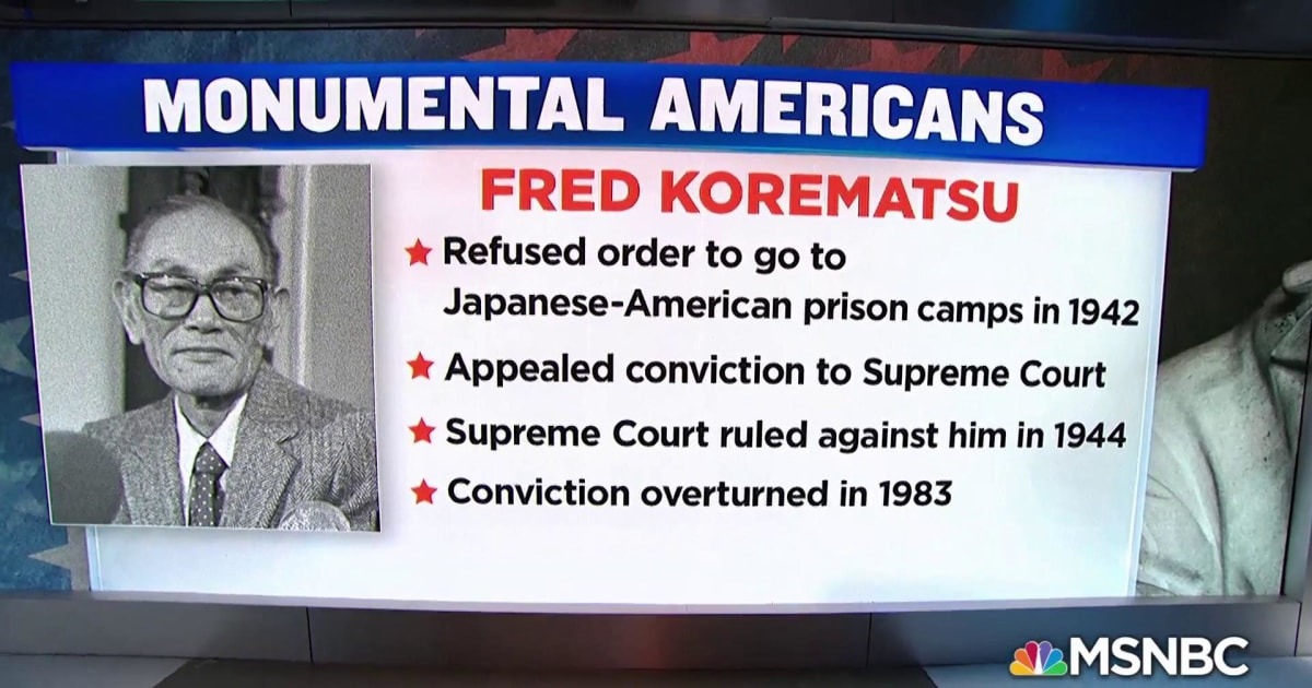 Civil Rights Activist Fred Korematsu #MonumentalAmerican