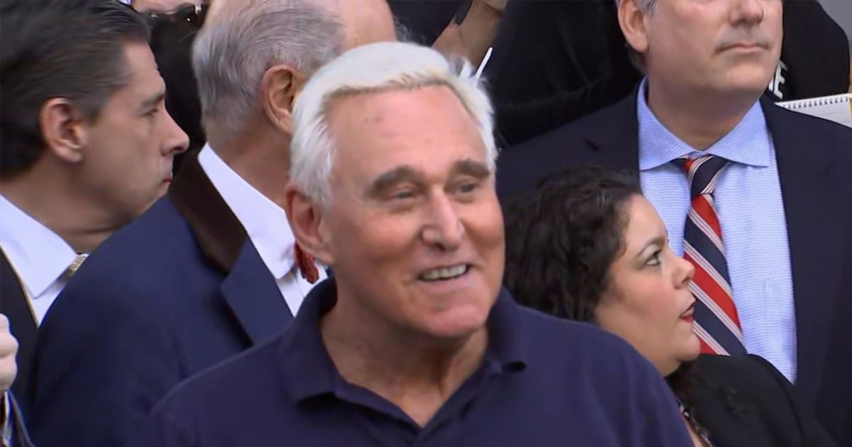 Roger Stone says he will plead not guilty in Mueller probe indictment