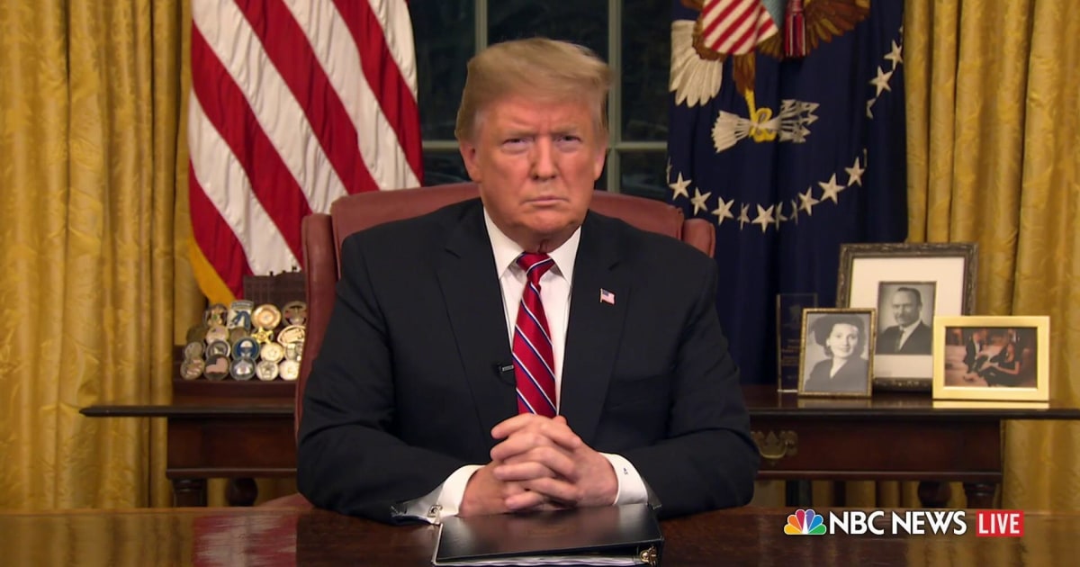 President Trump delivers speech on immigration from Oval Office