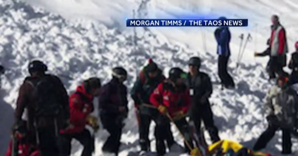 Desperate search for survivors buried in New Mexico avalanche