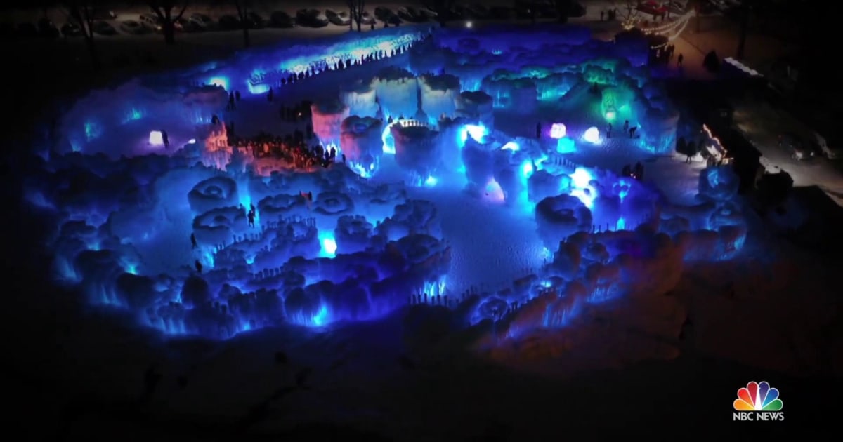 Ice castles show off the beauty of winter