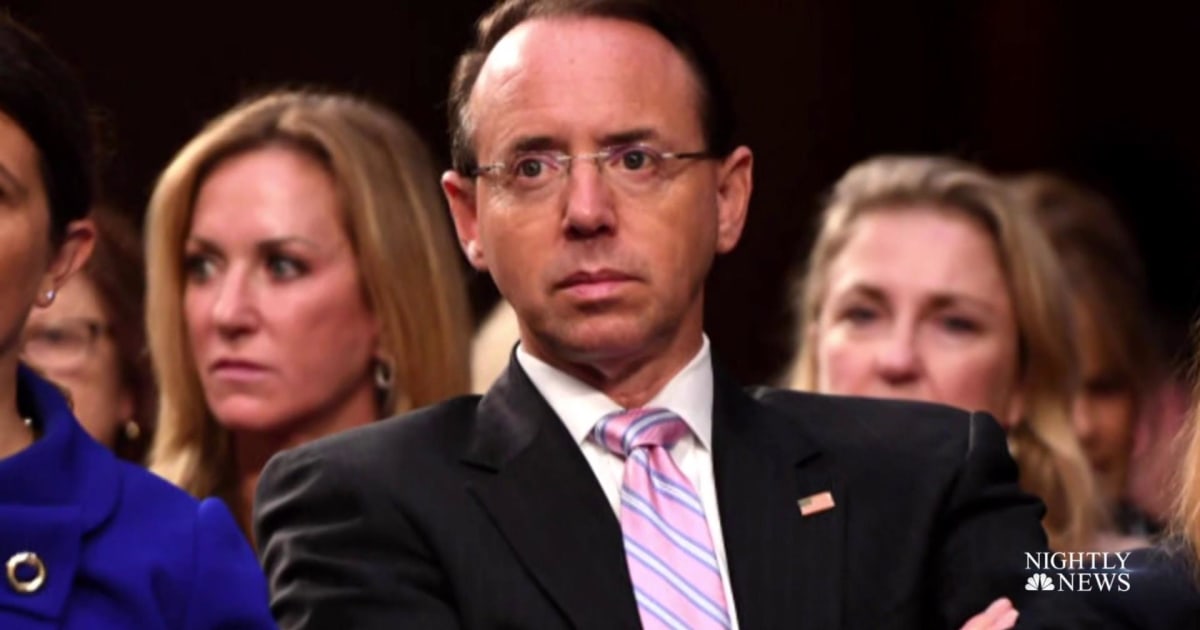 Rosenstein, who oversees Mueller probe, expected to step down