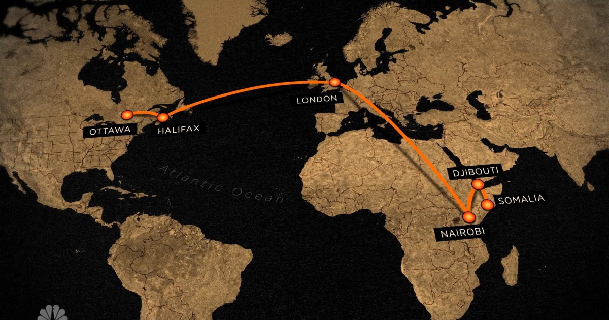 Kidnapper's Flight Itinerary