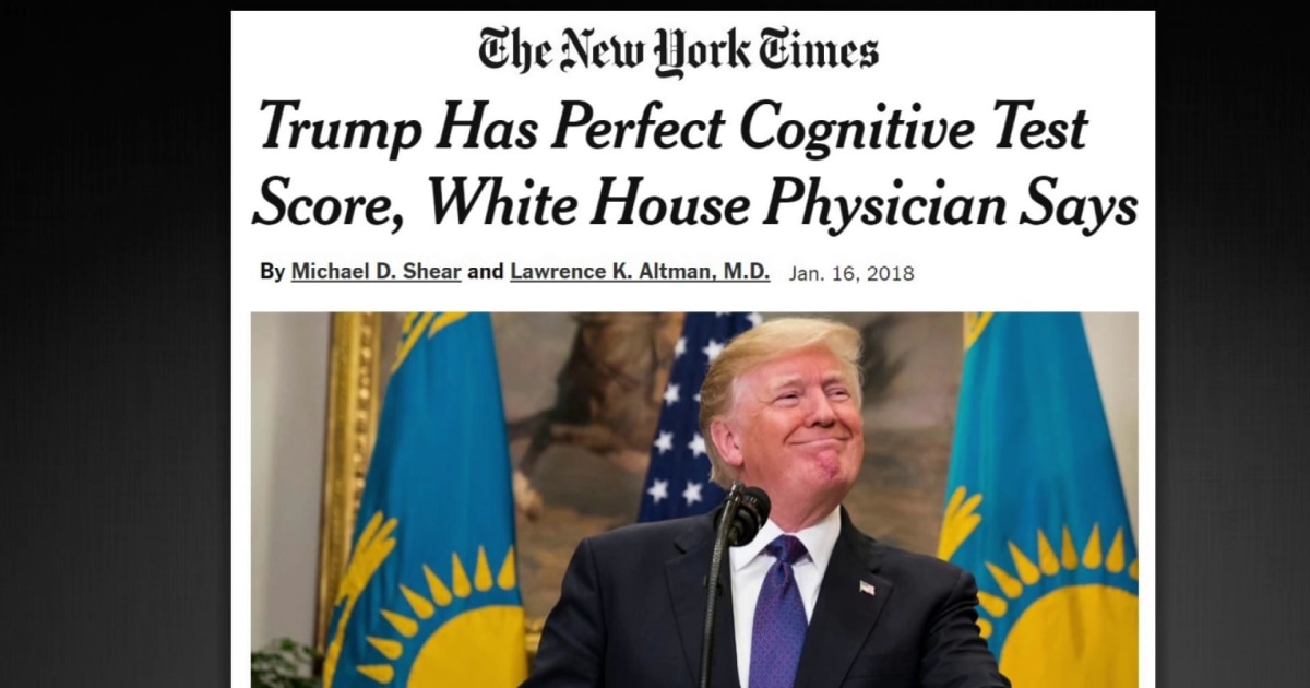 Donald Trump has great genes