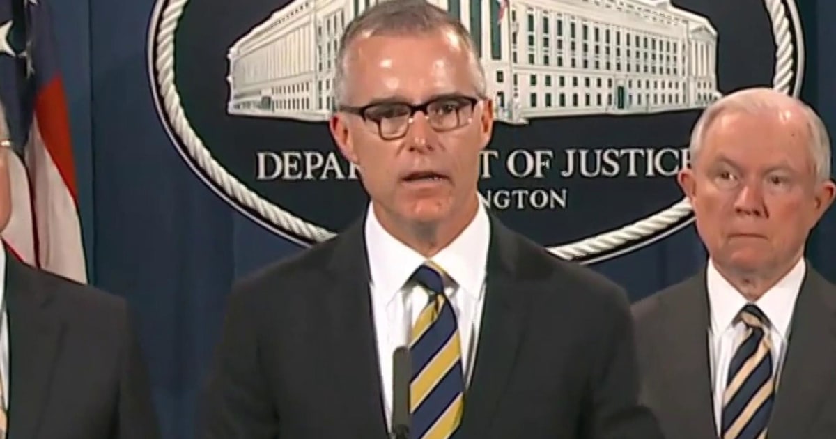 Fired FBI deputy director's tell-all book blasts Trump, Sessions