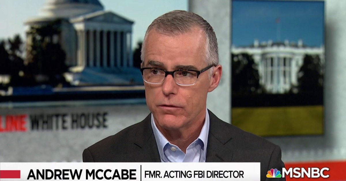 '9 Days in May': McCabe looks at the crucial days after Comey was fired