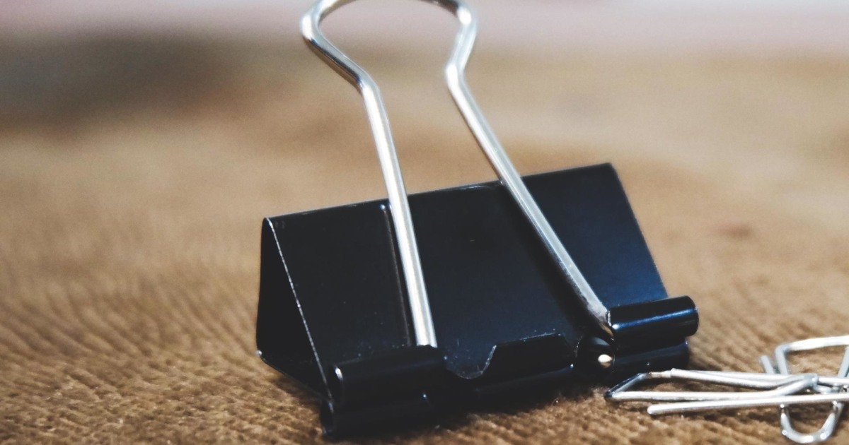 4 clever ways to use your old pile of binder clips