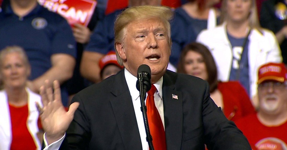 Trump swears at rally, accusing Democrats of 'ridiculous bull----'