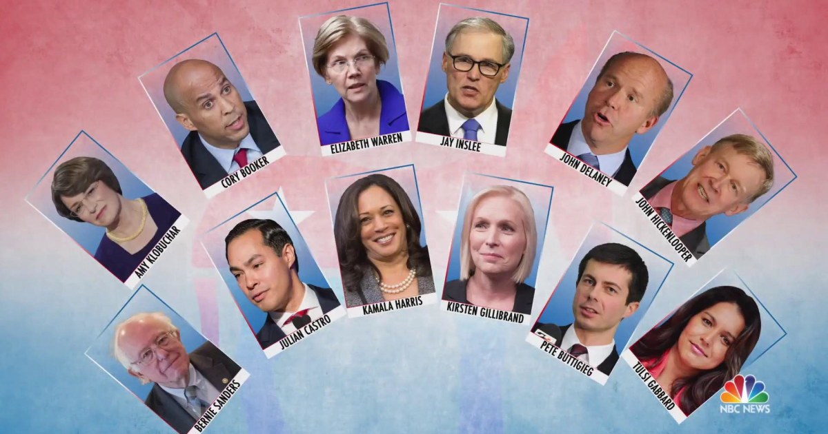 Democrats’ presidential candidates hit the campaign trail