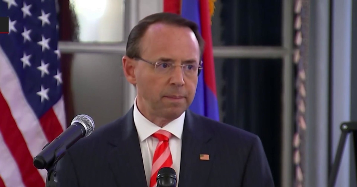 Rod Rosenstein went to great lengths to save his job: WaPo